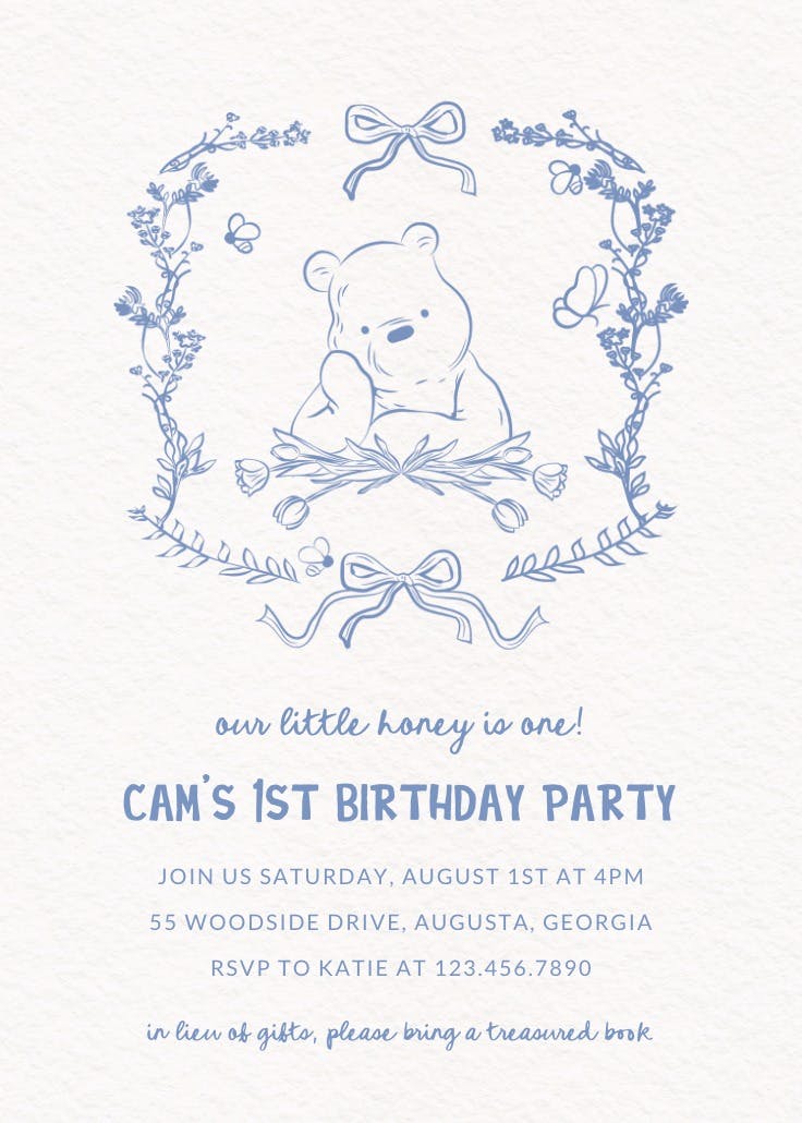 Sweet Woodlands - Birthday Invitation Template (Free) | Greetings Island