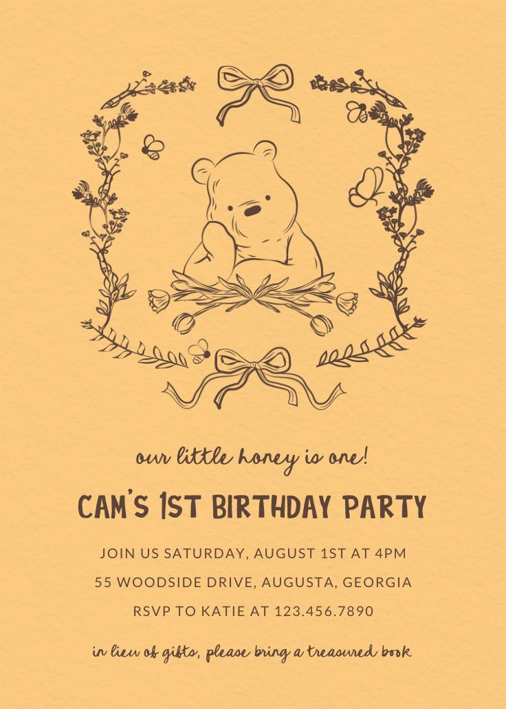 Sweet Woodlands - Party Invitation Template (Free) | Greetings Island