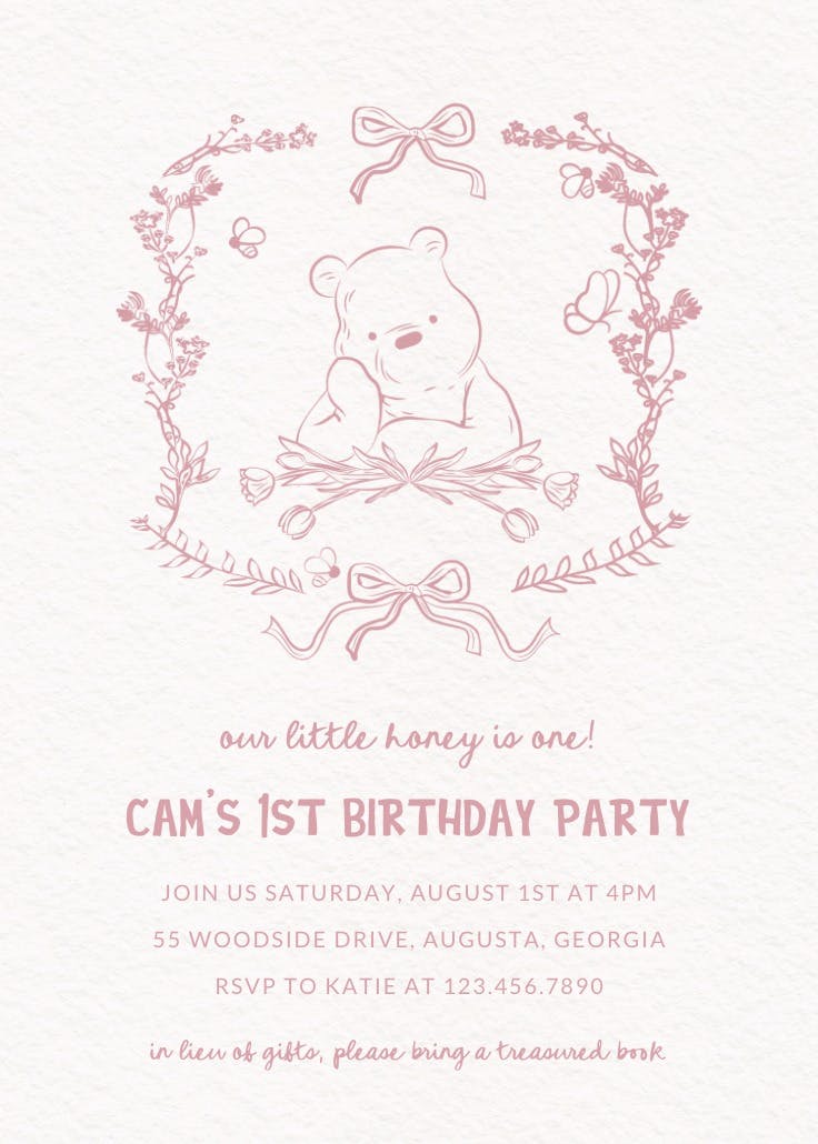 Sweet Woodlands - Invitation Template (Free) | Greetings Island