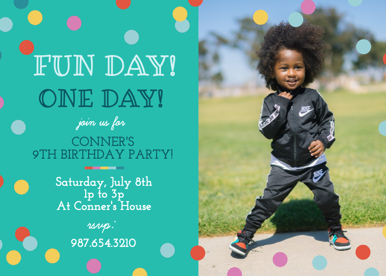 A Fun Day - Birthday Invitation Template (Free) | Greetings Island