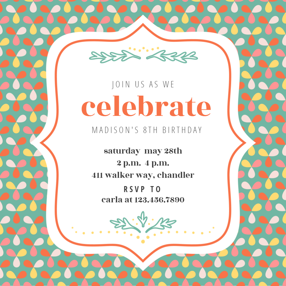 Join The Fun - Birthday Invitation Template (Free) | Greetings Island
