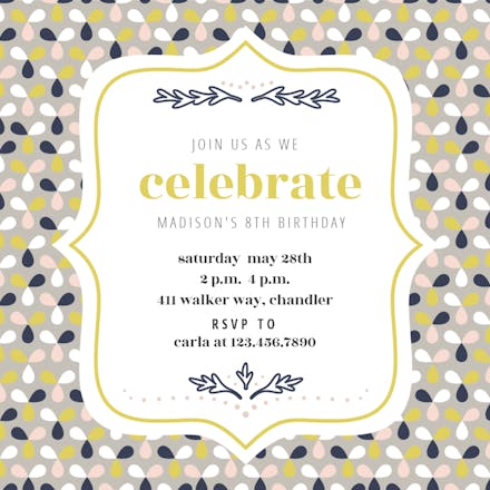 Join The Fun - Birthday Invitation Template (Free) | Greetings Island