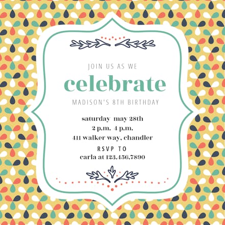 Join The Fun - Birthday Invitation Template (Free) | Greetings Island