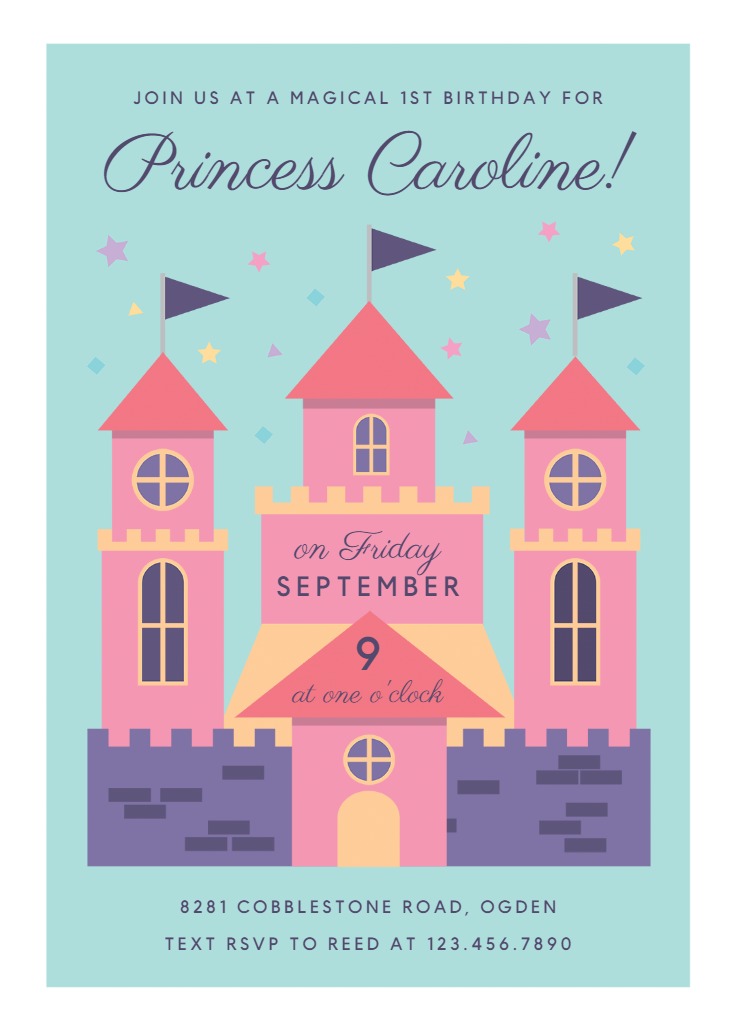 Magical Day - Birthday Invitation Template (Free) | Greetings Island