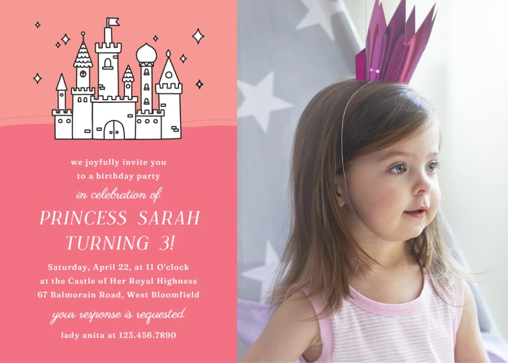 Royal Highness - Birthday Invitation Template (Free) | Greetings Island
