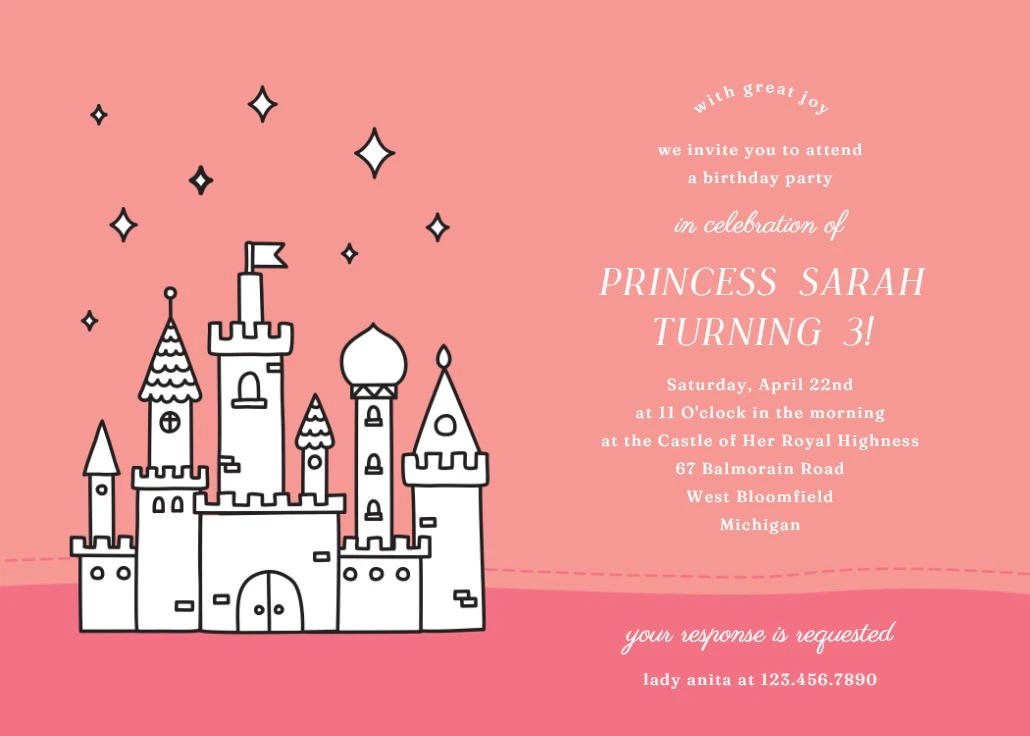 Royal Highness - Birthday Invitation Template (Free) | Greetings Island