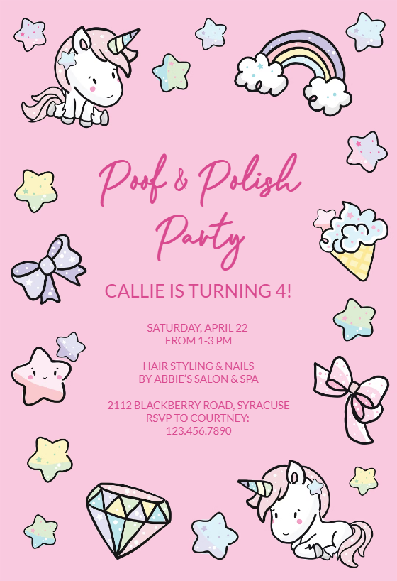 Kids Birthday Invitation Templates (Free) | Greetings Island