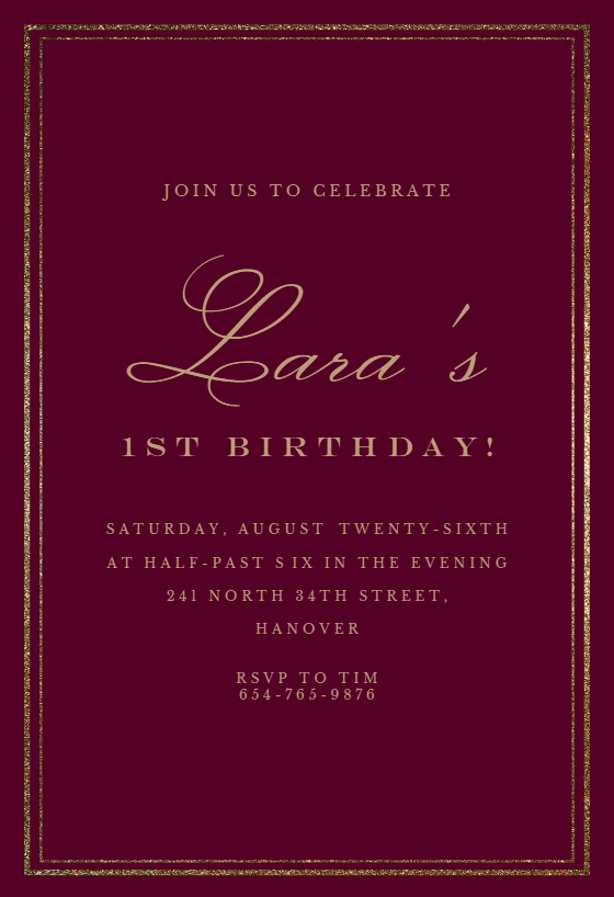 Baby Diva - Birthday Invitation Template (Free) | Greetings Island