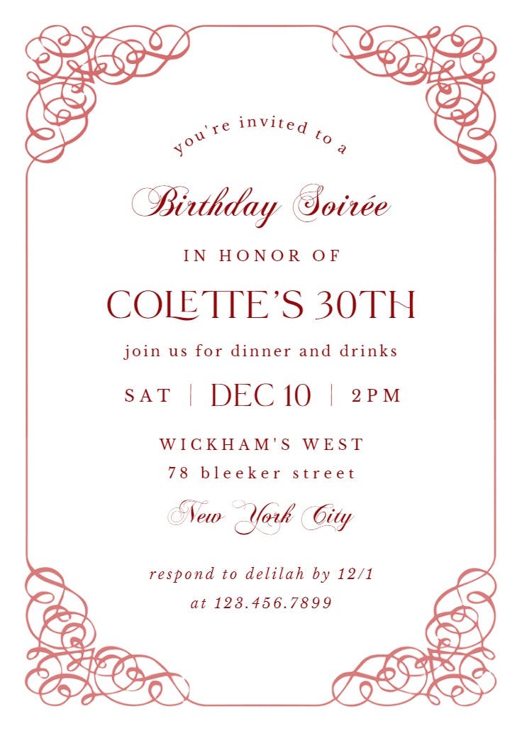 Milestone Birthday 80 Birthday Invitation Template Free Greetings