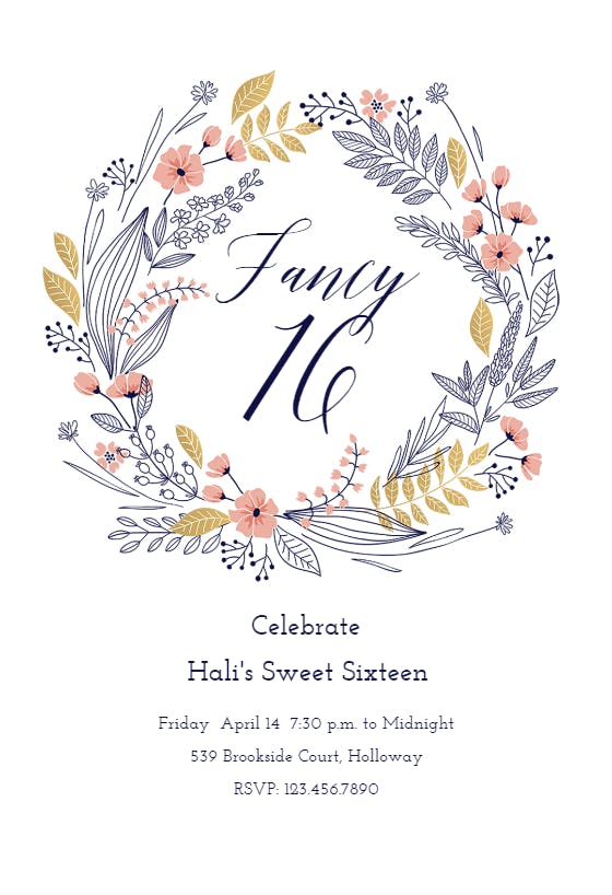 Fancy Fete - Birthday Invitation Template (Free) | Greetings Island