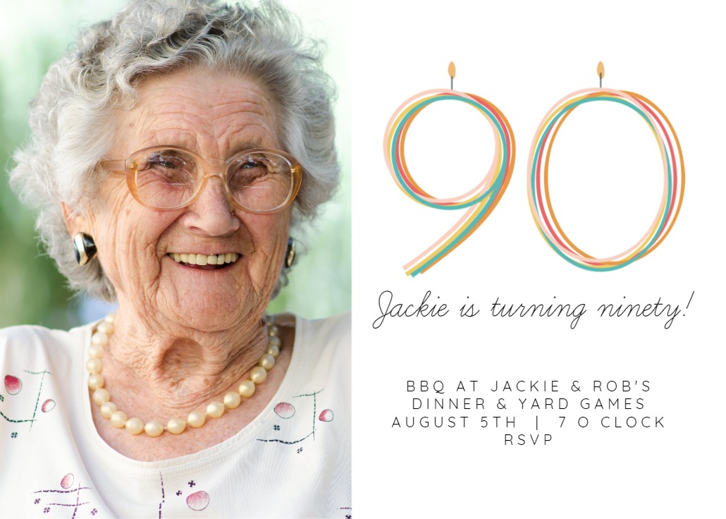 Round Party - Birthday Invitation Template (Free) | Greetings Island