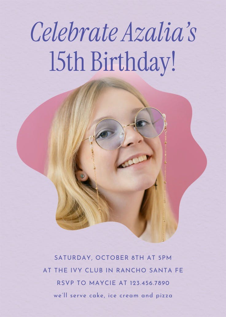 You Should Come - Quinceañera Invitation Template (Free) | Greetings Island