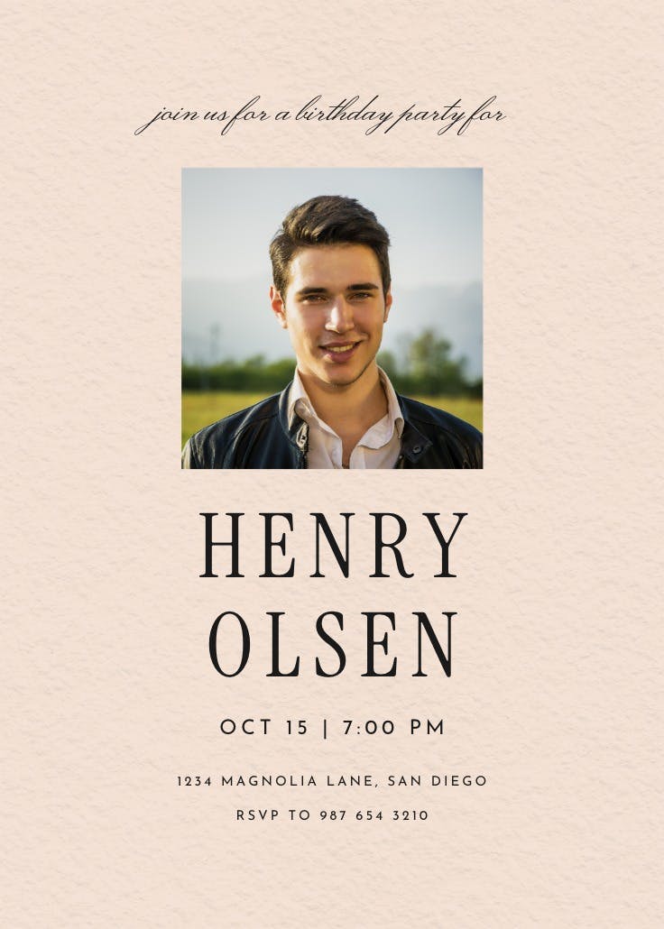 Alpha Vibes - Party Invitation Template (Free) | Greetings Island