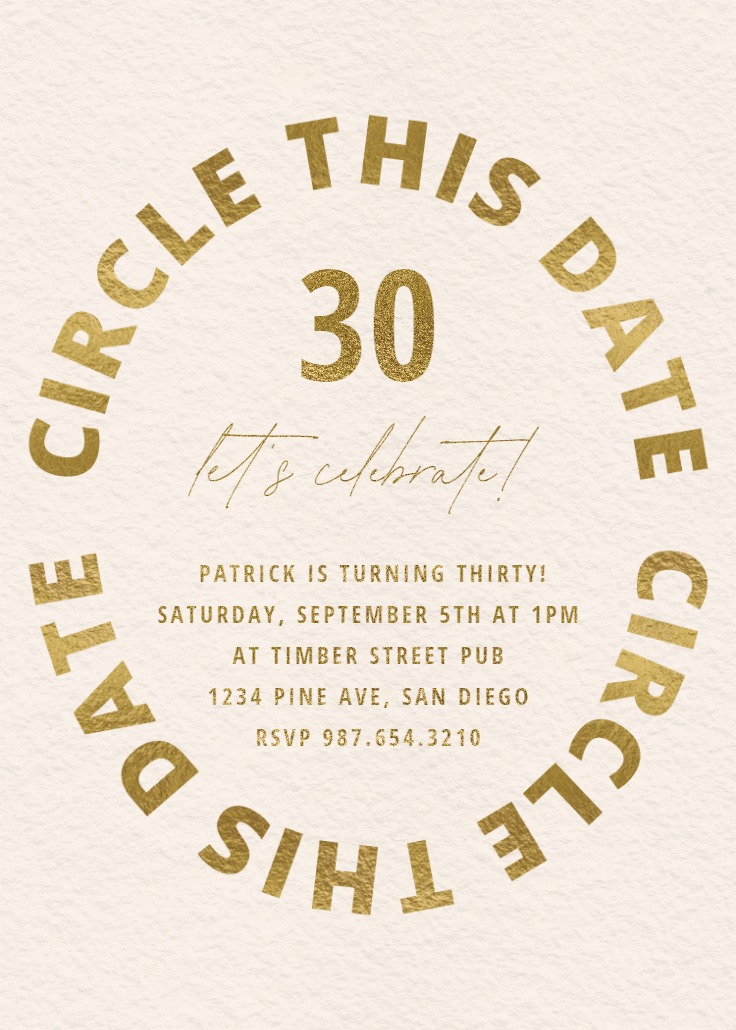 Autumn Shades - Printable Party Invitation (Free) | Greetings Island