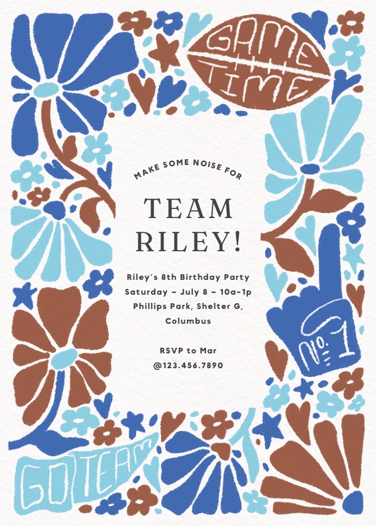 Bold & Colorful - Invitation Template (Free) | Greetings Island