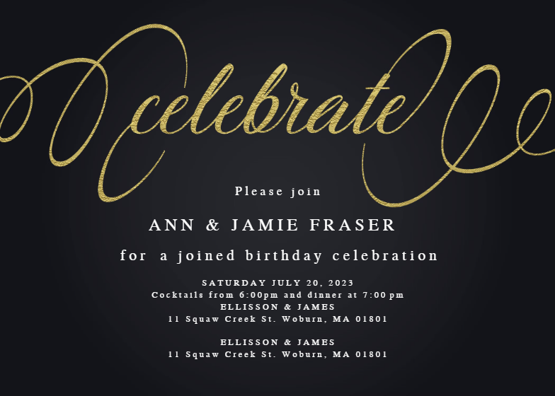 Elegant Party Invitation