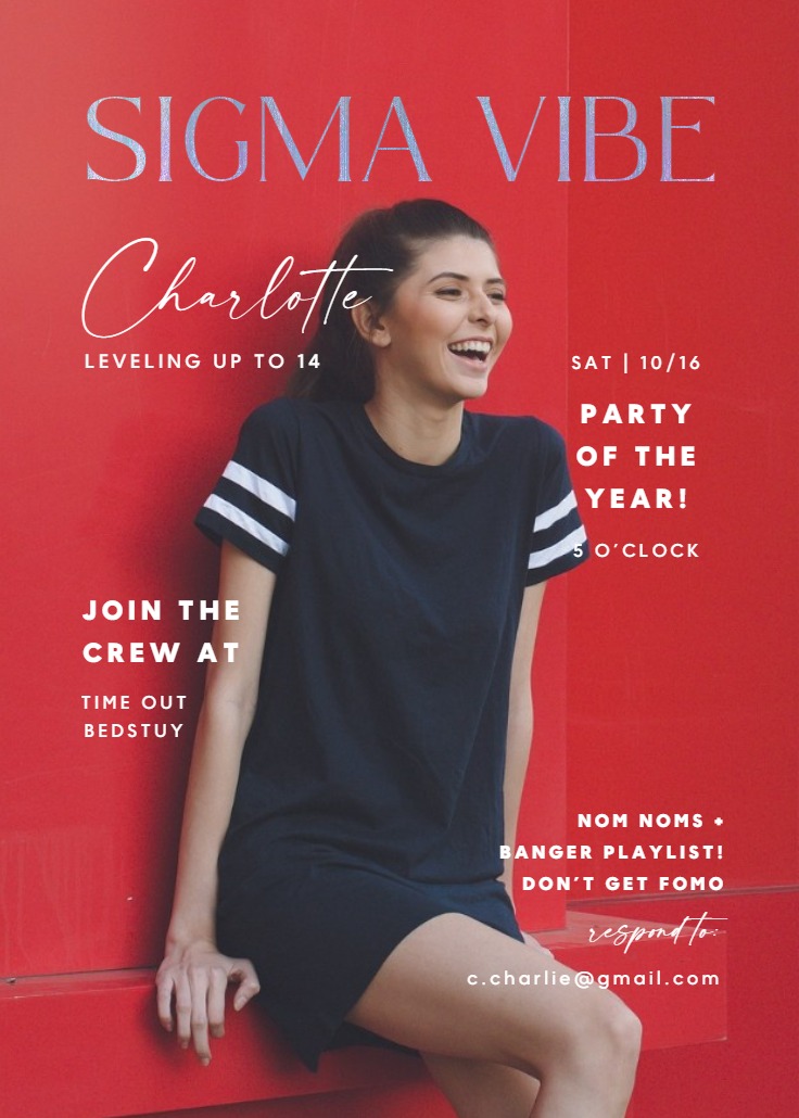 Gen Alpha Magazine - Birthday Invitation Template (Free) | Greetings Island