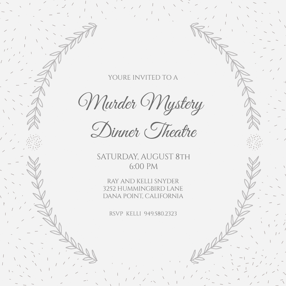 Cornered Points - Invitation Template (Free) | Greetings Island