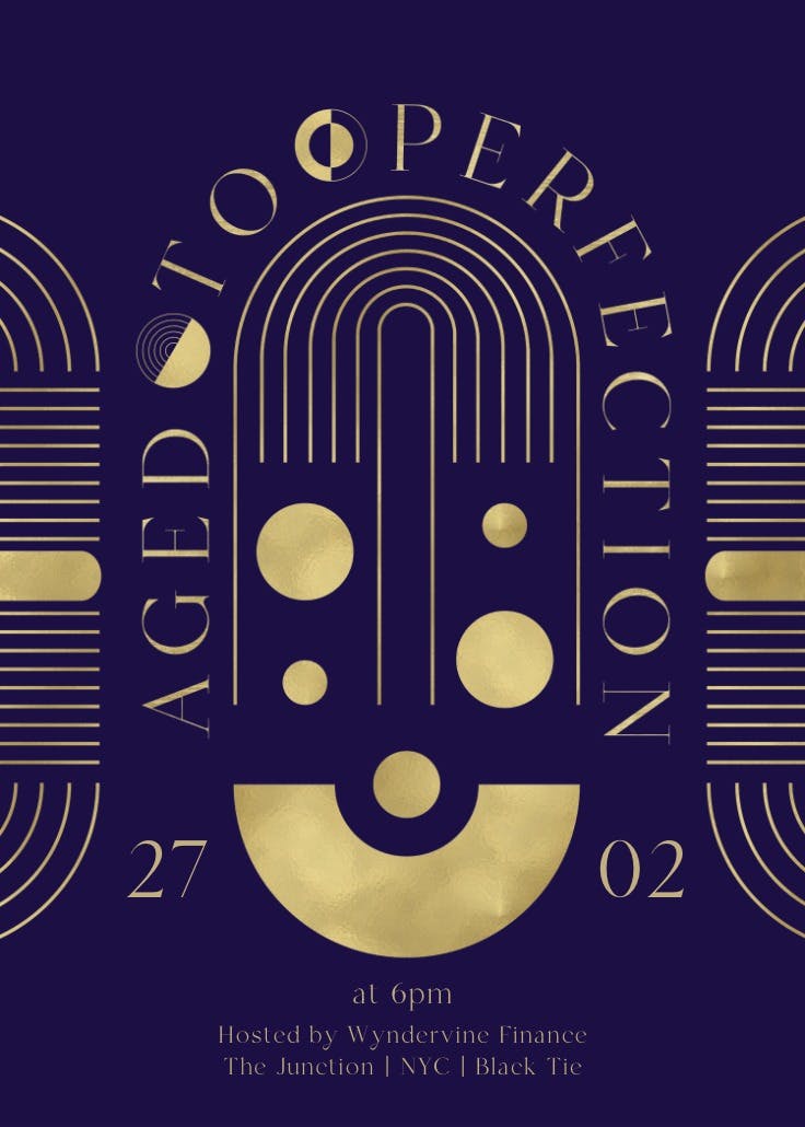 Monochrome Elegance - Birthday Invitation Template (Free) | Greetings ...