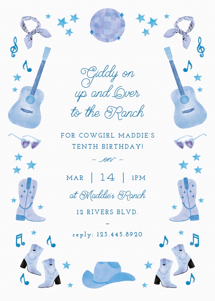 Ranch Birthday - Birthday Invitation Template (Free) | Greetings Island