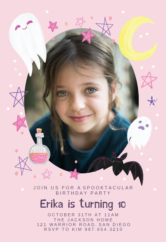 Sweet Spooky - Birthday Invitation Template | Greetings Island