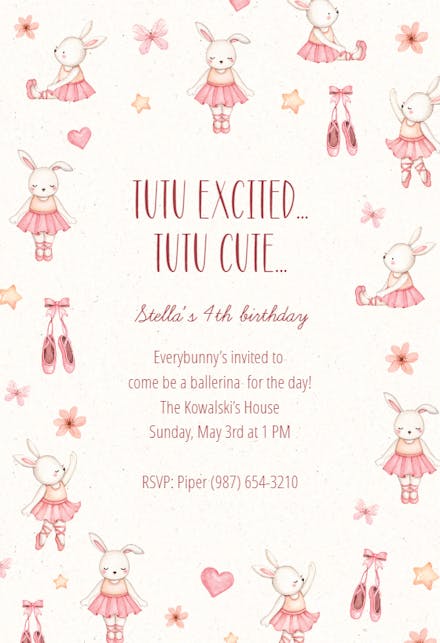 Page 11 | Printable Invitations (Free) | Greetings Island