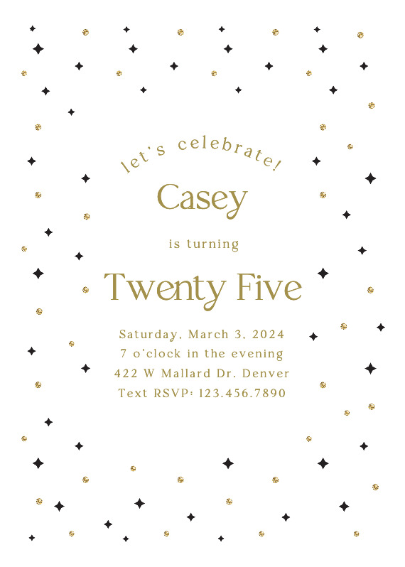 Elegant Flowers - Birthday Invitation Template (Free) | Greetings Island