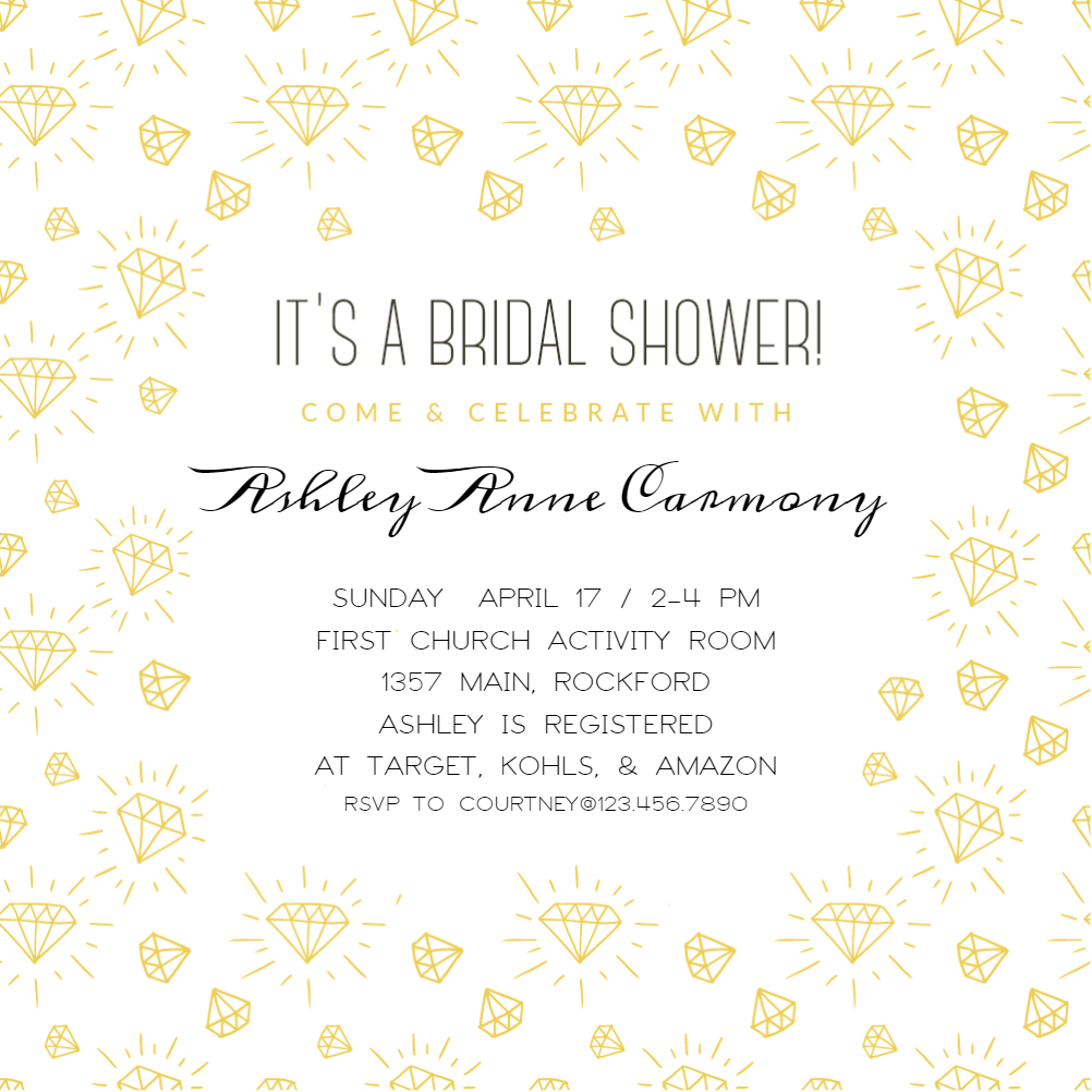 Dot Shower - Bridal Shower Invitation Template (Free) | Greetings Island
