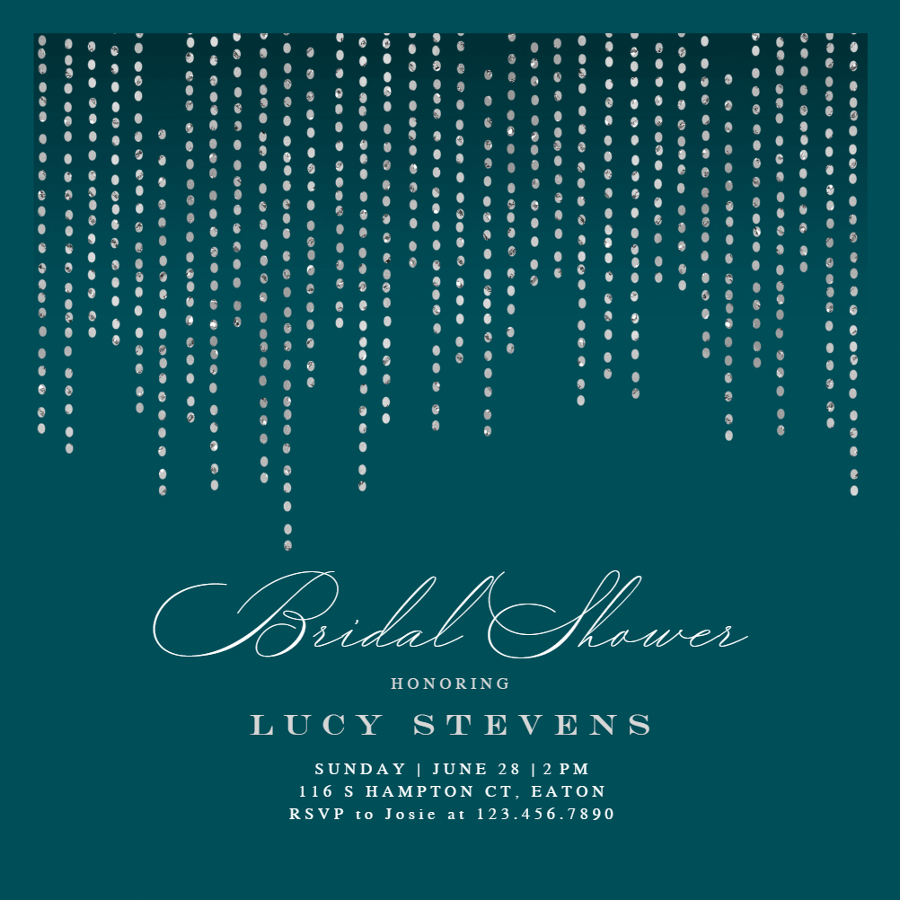 Dot Shower - Bridal Shower Invitation Template (Free) | Greetings Island