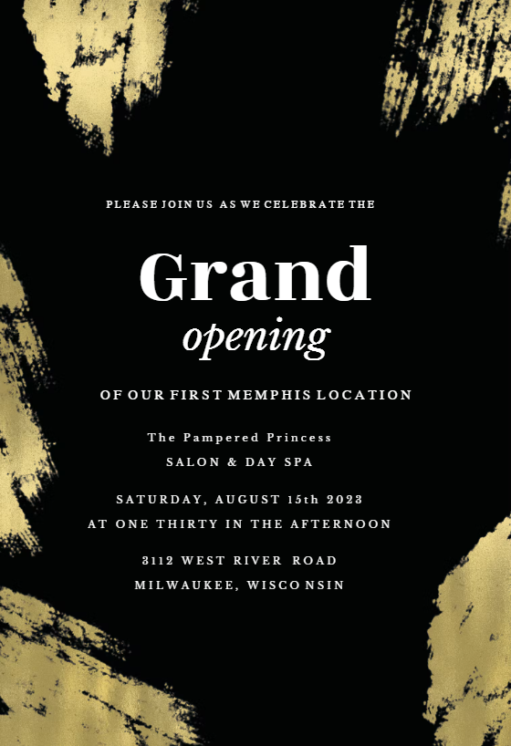 Handwritten opening - Grand Opening Invitation Template (Free ...