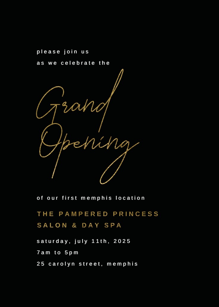 Calligraphy names - Grand Opening Invitation Template (Free ...