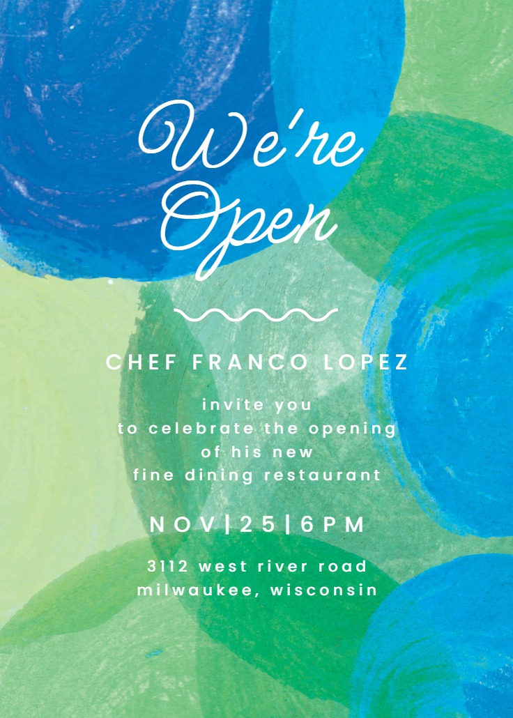 Crazy Opening - Grand Opening Invitation Template (Free) | Greetings Island