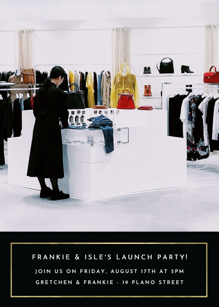 Elegant frame photo - Grand Opening Invitation Template (Free ...