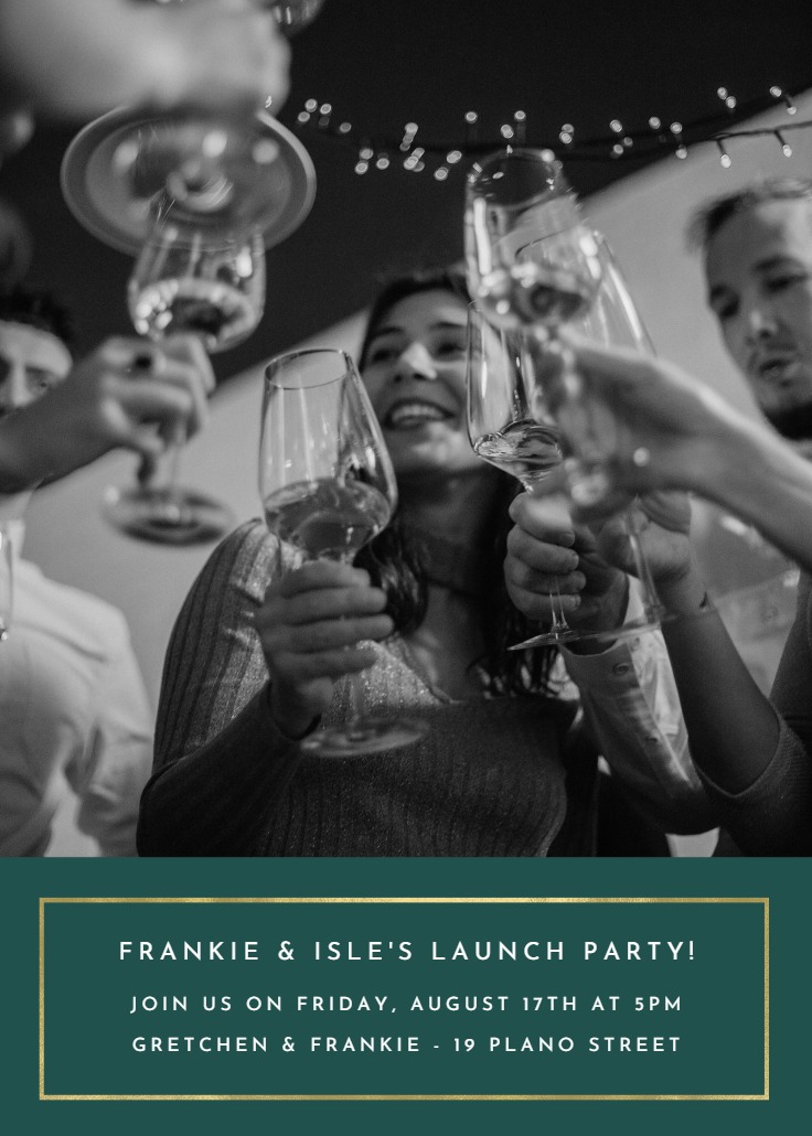 Elegant frame photo - Grand Opening Invitation Template (Free ...