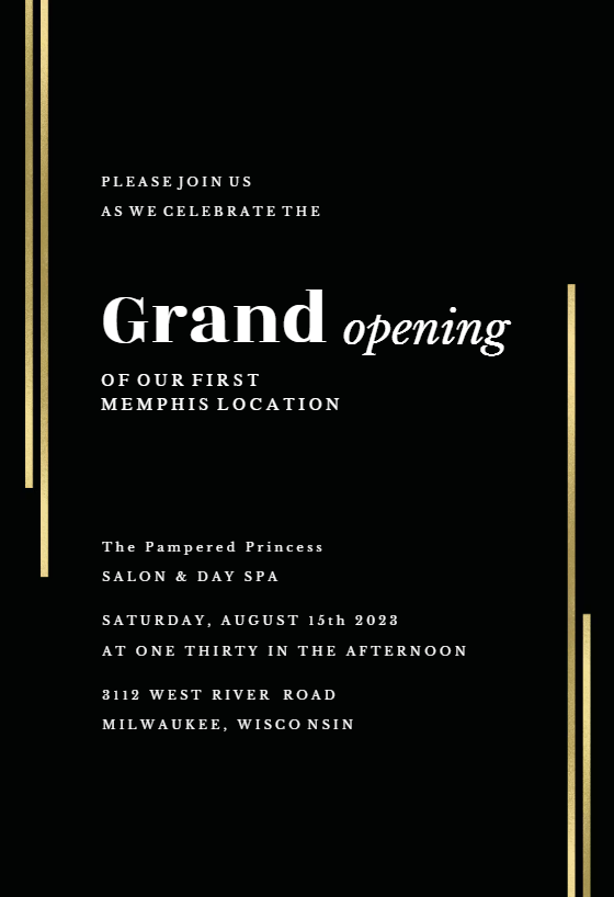 Elegant opening - Grand Opening Invitation Template (Free) | Greetings ...