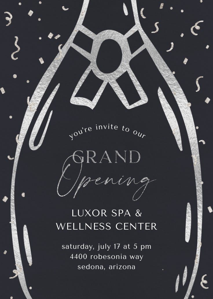 New Beginnings - Grand Opening Invitation Template | Greetings Island