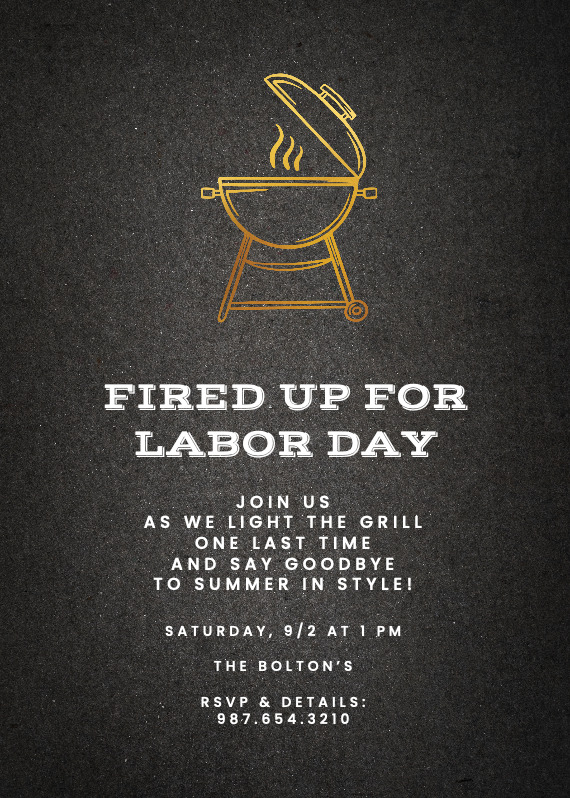 Fired Up Fun - Holidays Invitation (Free) | Greetings Island