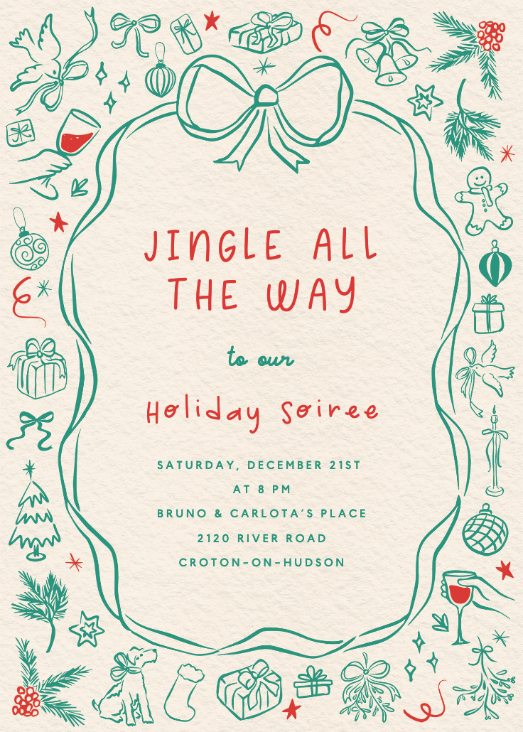 Holiday Invitation Templates (Free) | Greetings Island