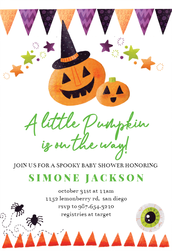 Ready for Spooky Night - Halloween Party Invitation Template ...
