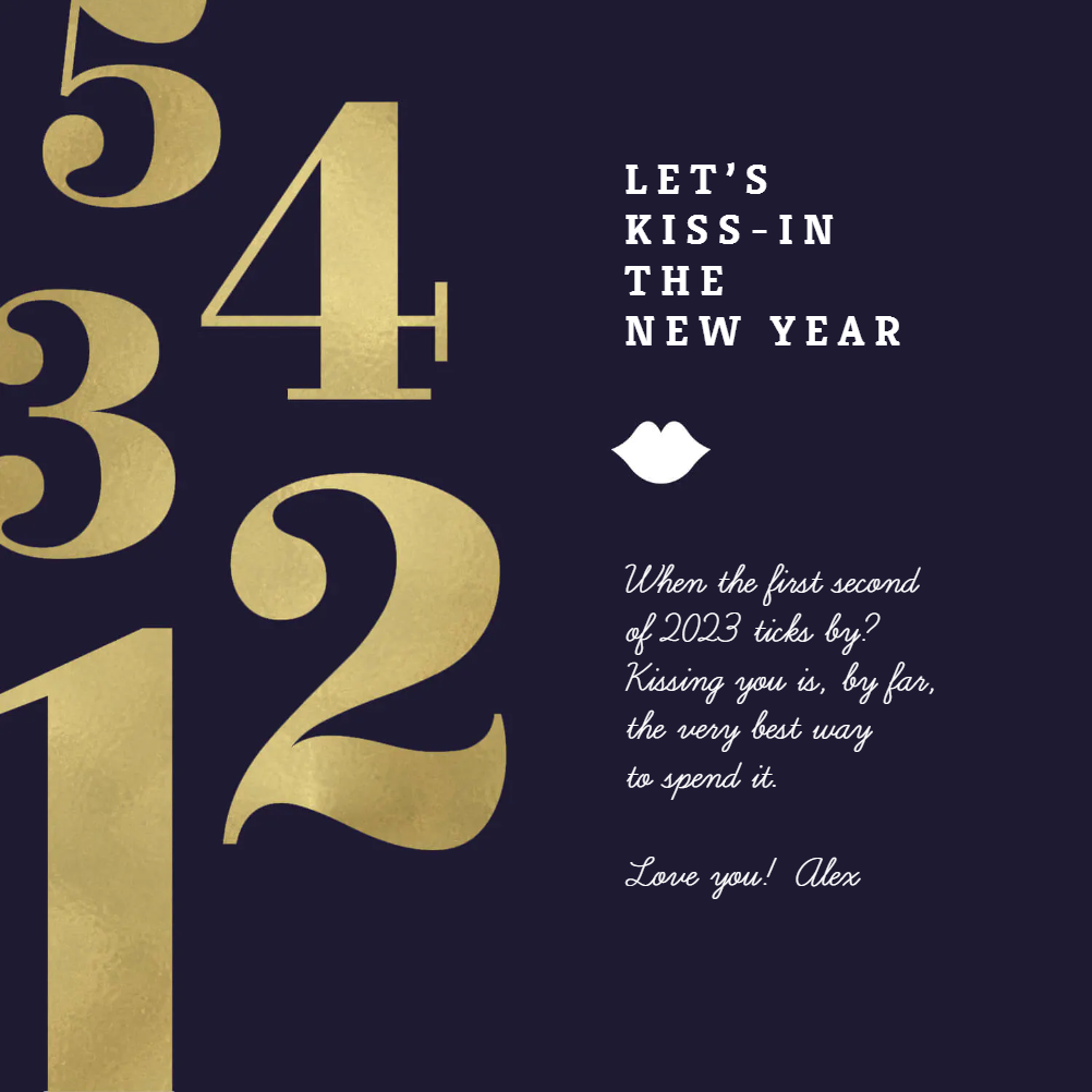 Countdown - New Year Card (Free) | Greetings Island