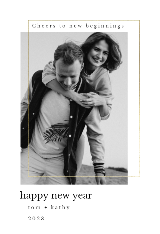 Swirling Sparkles - New Year Card | Greetings Island