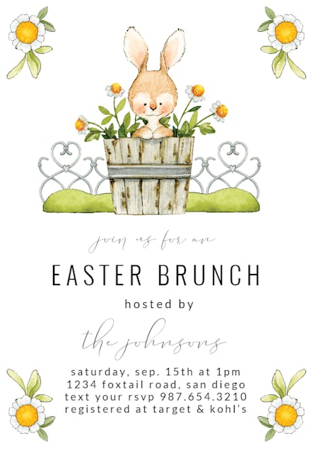 Easter Invitation Templates (Free) | Greetings Island