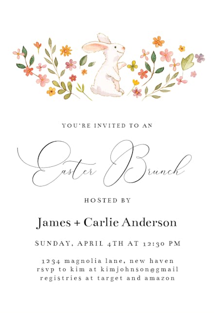 Easter Invitation Templates (Free) | Greetings Island