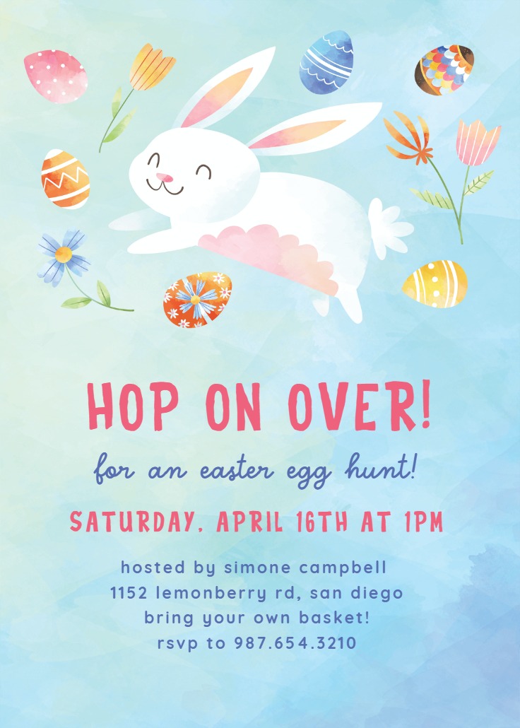 Easter Invitation Templates (Free) | Greetings Island