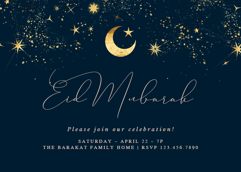 Meaningful Meal - Ramadan Invitation Template | Greetings Island