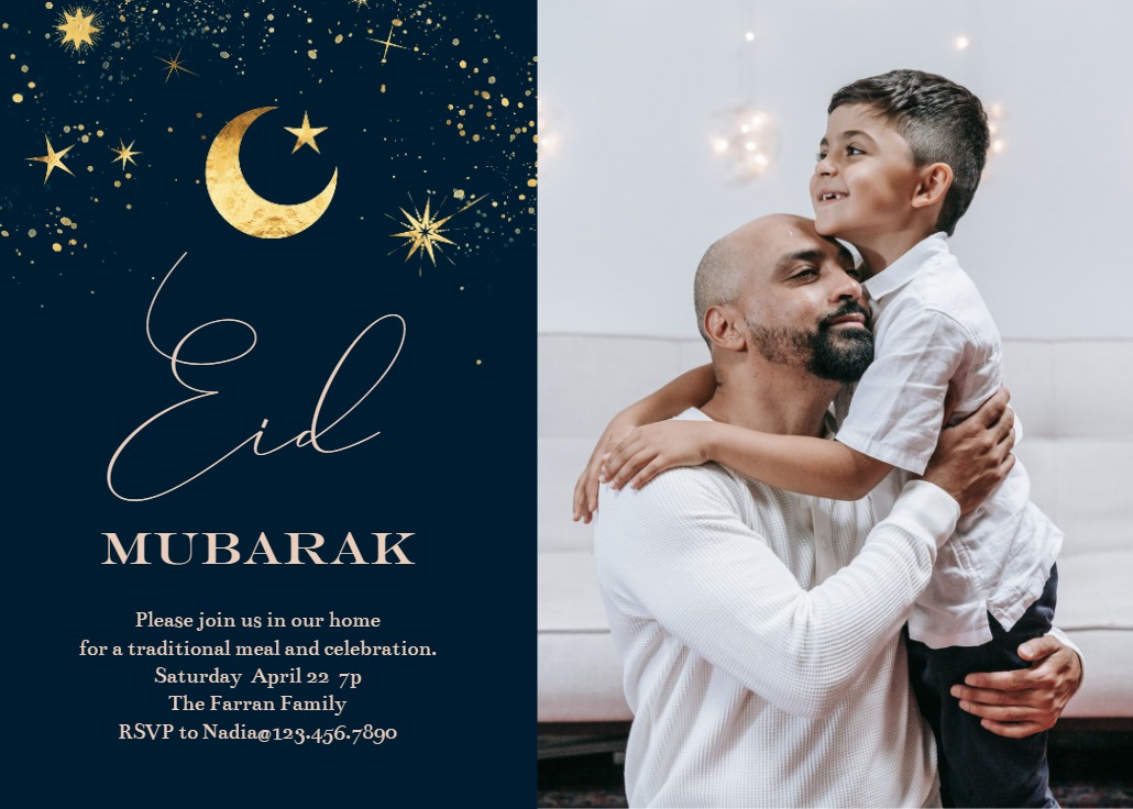 Festive Feast - Ramadan Invitation Template (Free) | Greetings Island