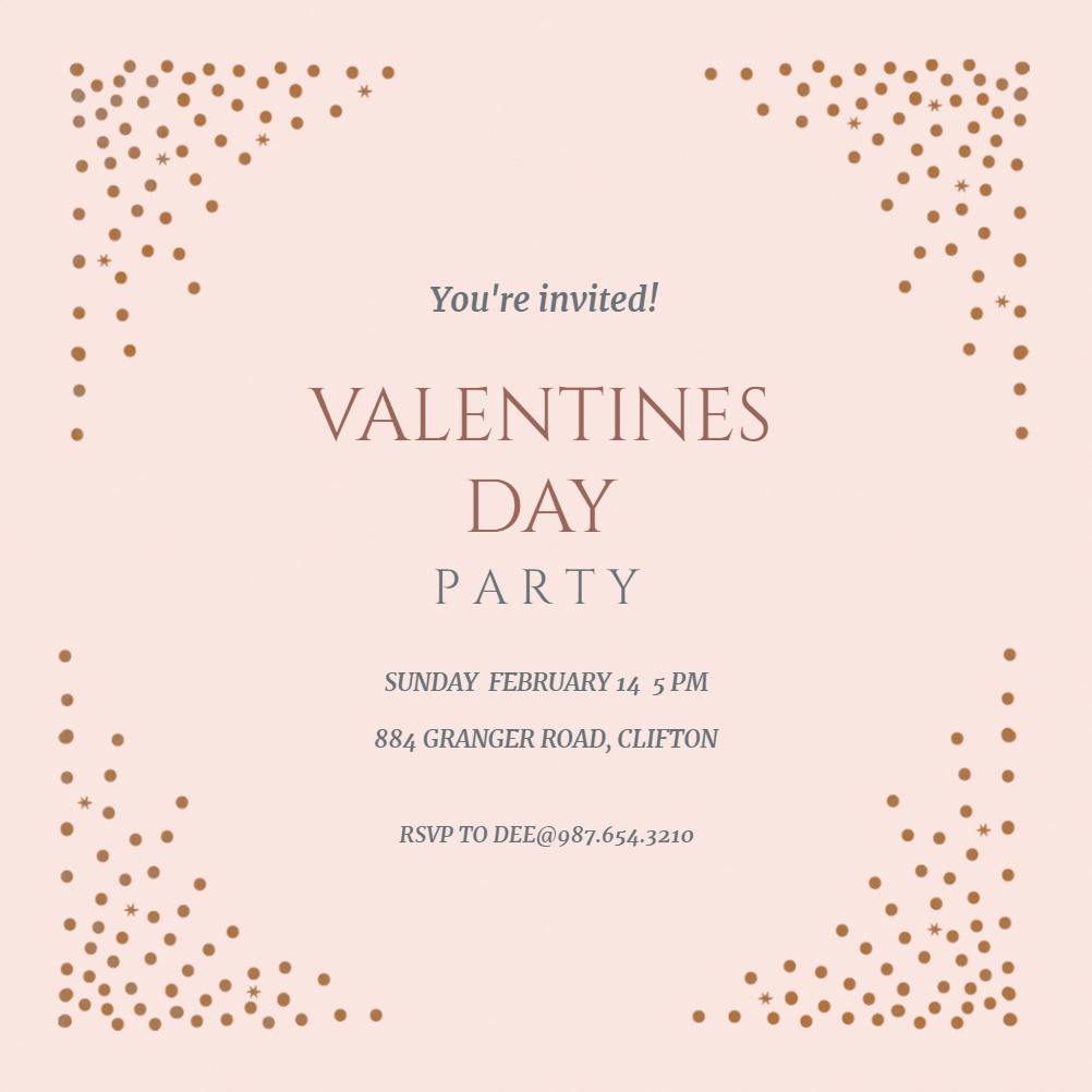 Center Stage - Valentine's Day Invitation Template (Free) | Greetings ...