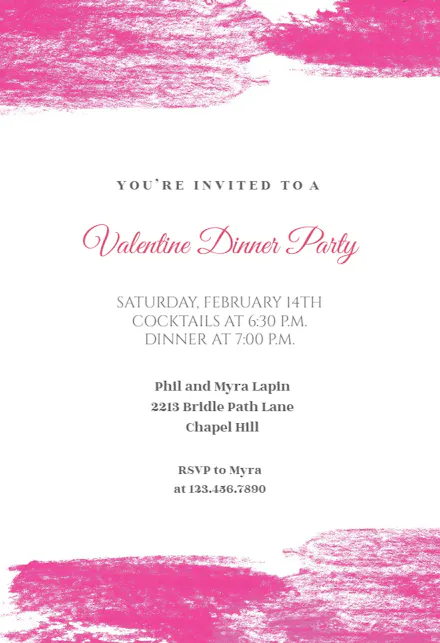 Sprinkled - Valentine's Day Invitation Template (Free) | Greetings Island