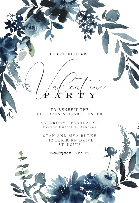 Valentine art party - Valentine's Day Invitation Template | Greetings ...