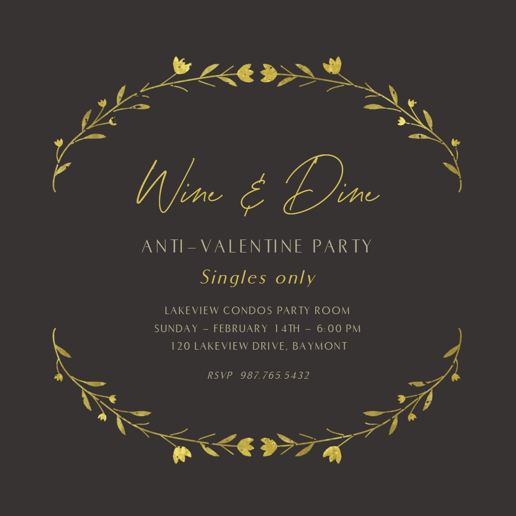 Topsy and Turvy - Valentine's Day Invitation Template (Free ...